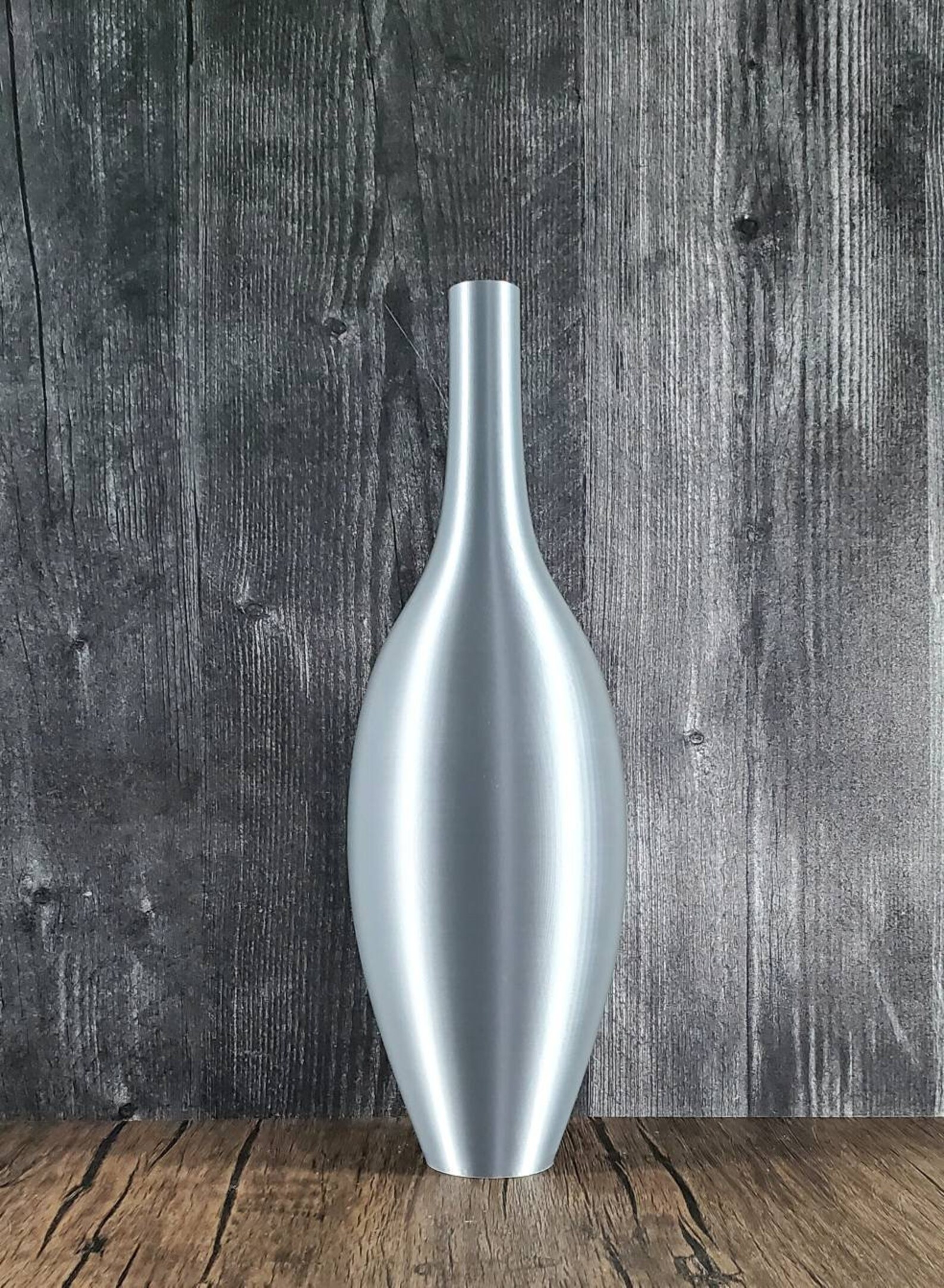 12/13/14/15 Inch Tall Silver Modern Nordic Long Vase | Pampas Grass and ...
