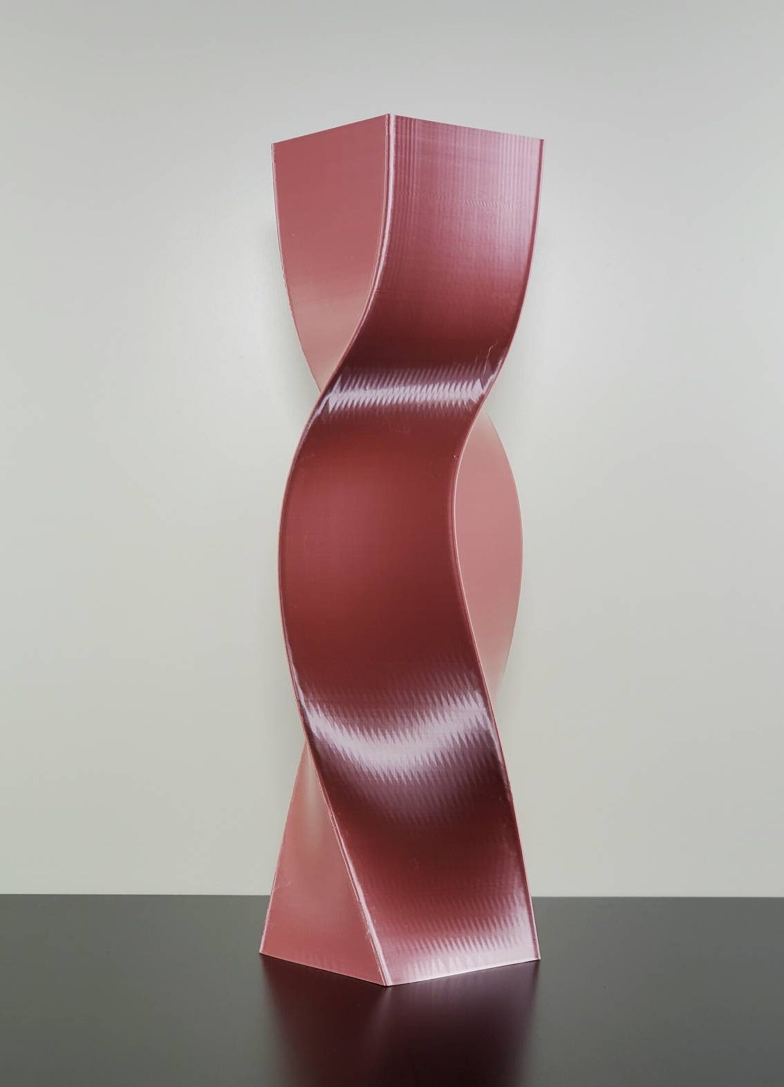 Tall Geometric Rose Gold Vase or Centerpiece - Etsy