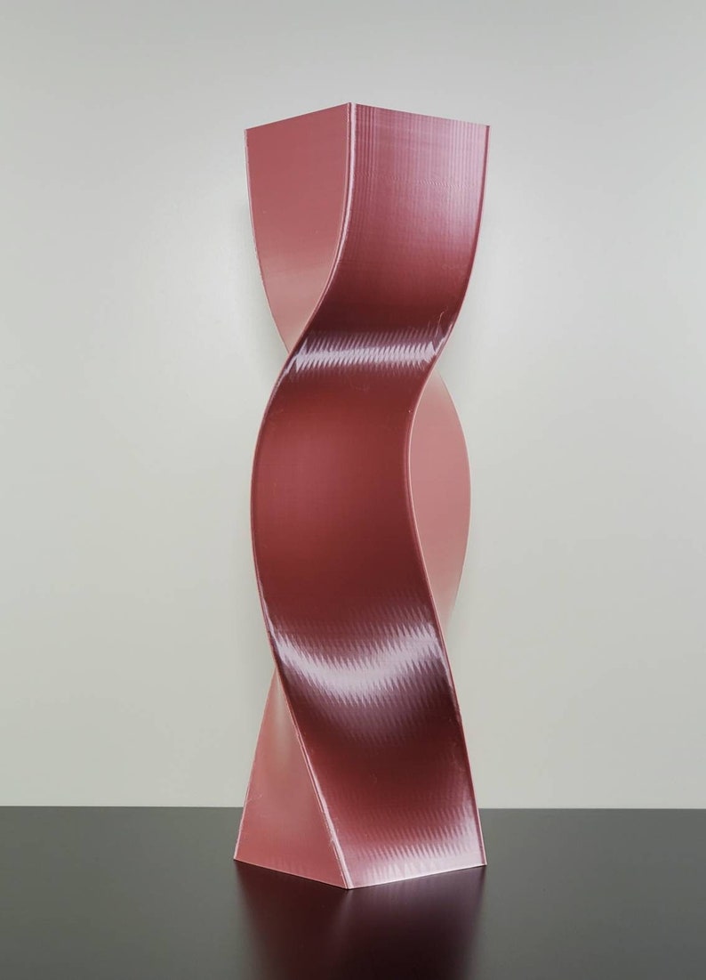 Tall Geometric Rose Gold Vase or Centerpiece - Etsy