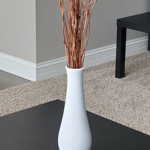 12 Inch Ultimate Matte White Vase Collection - Etsy
