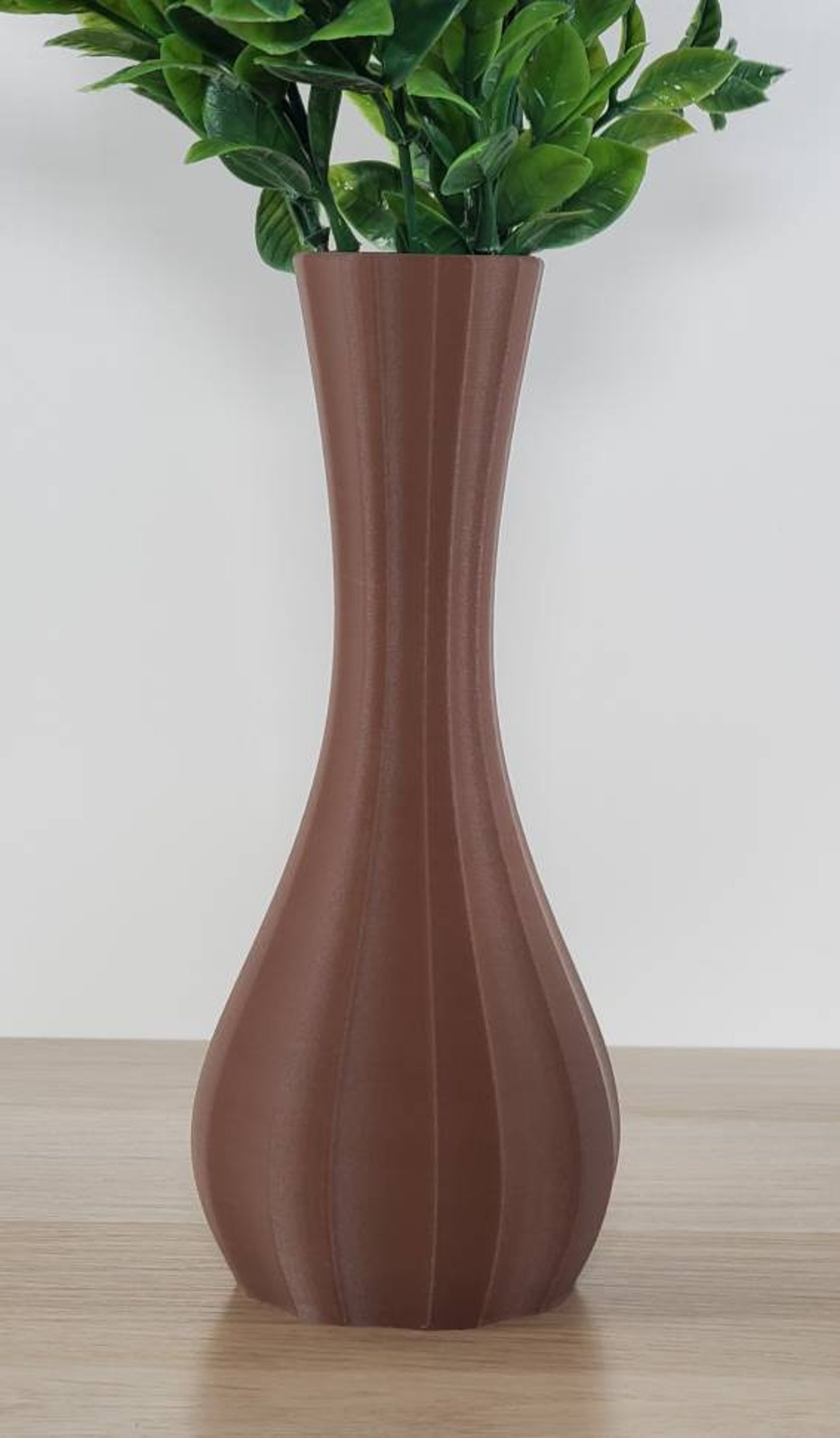 Earth Tone Matte Fluted Bud Vase | Table Vase | Home Decor | Black ...