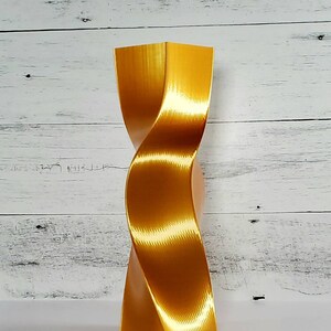 Tall Geometric Gold Vase or Centerpiece - Etsy