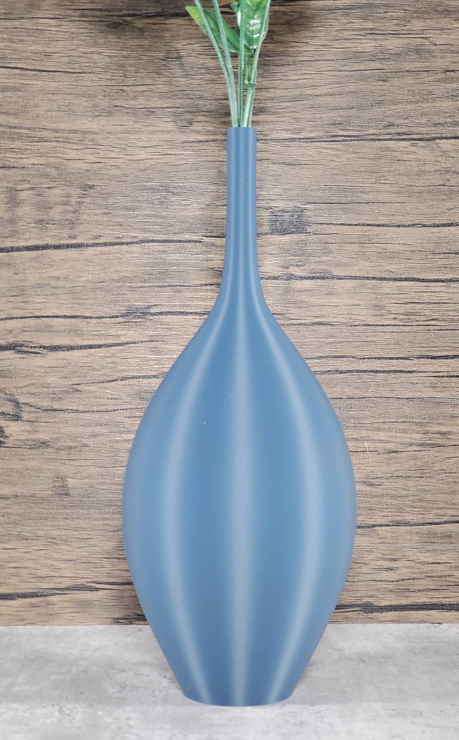 Tall Matte Navy Blue Long Neck Nordic Vase Desk Vase Home - Etsy