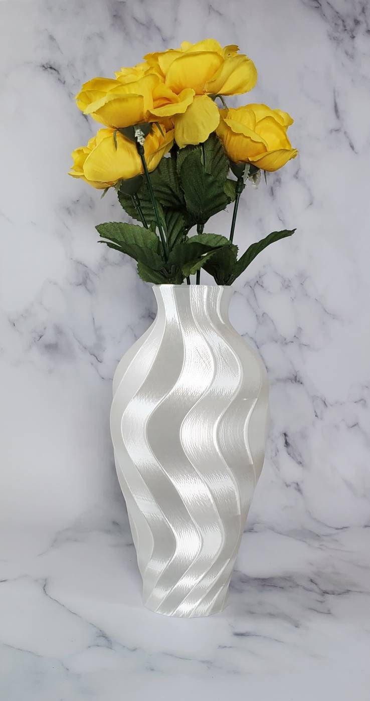 Shiny Swirl Centerpiece or Vase 9.5in 10.75in 12in 14 in | Etsy