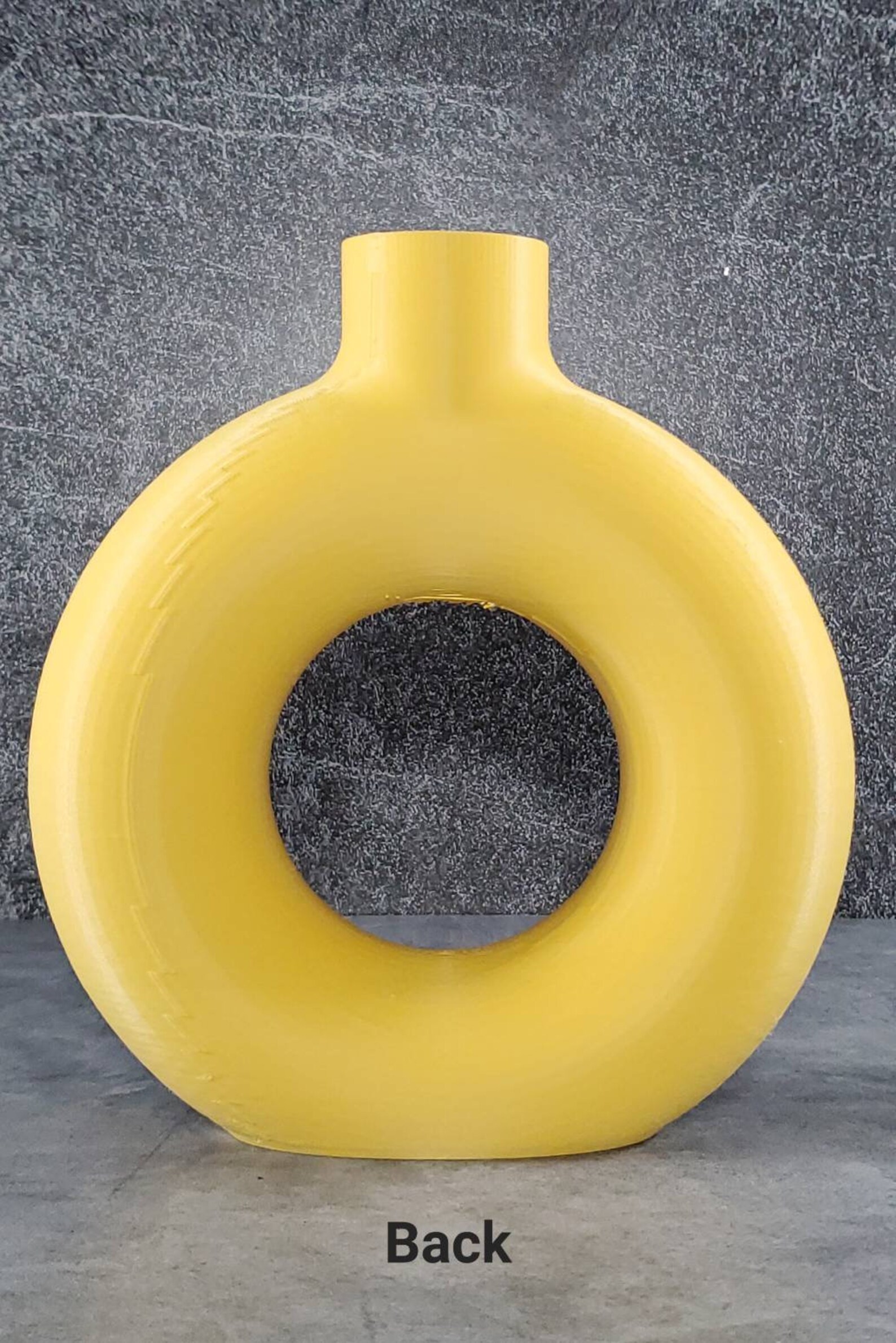 Matte Yellow Tall and Large Nordic Vase 6/8/9/10 Inch Home Decor ...