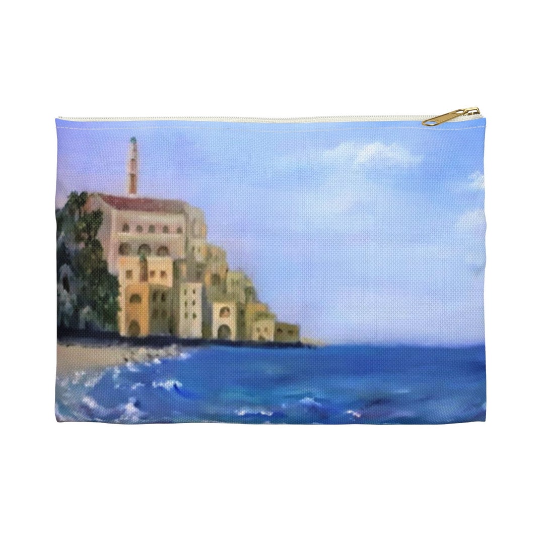 Jaffa Port Painting Custom Accessory Pouch Holy Land Personalized ...