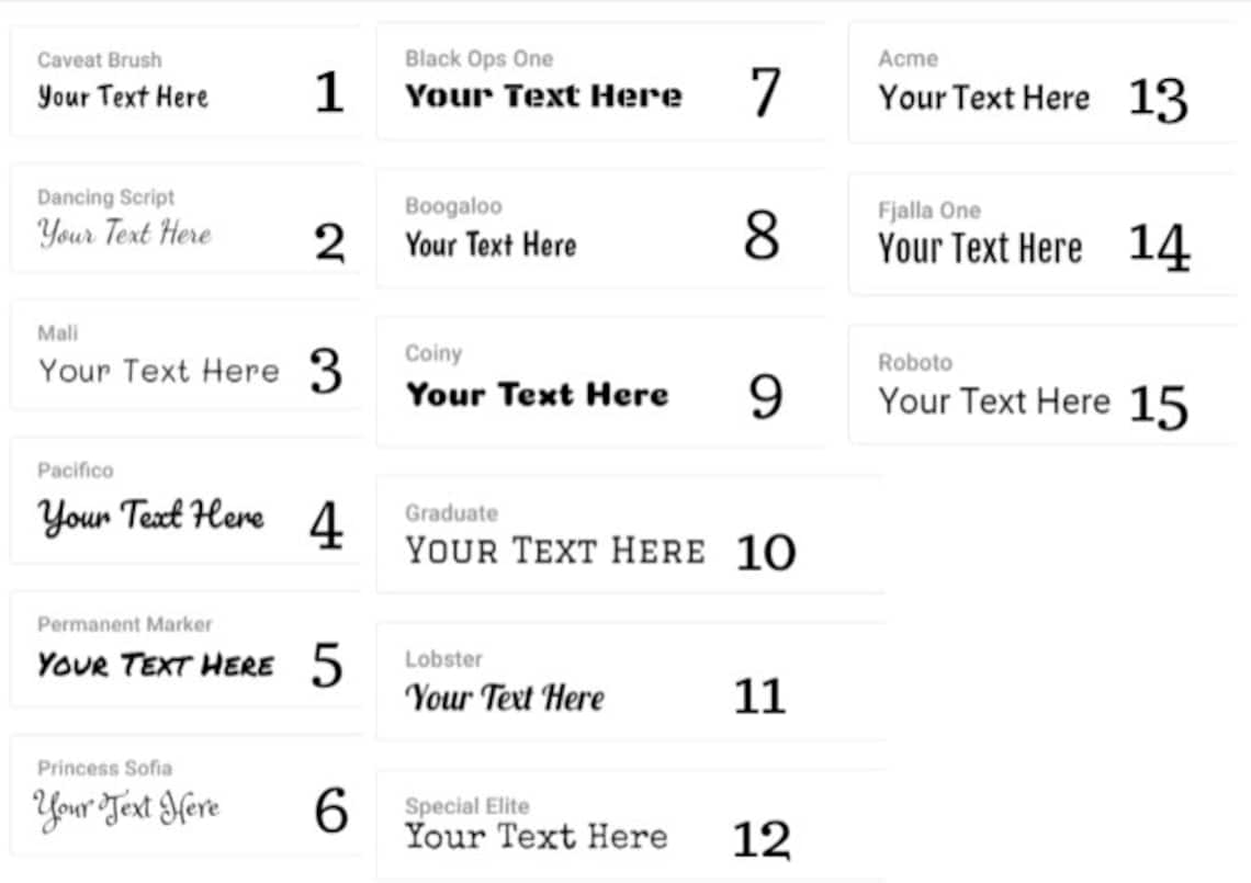 Customized Font Ceramic Mug Personalized Text On A Coffee Or | Etsy