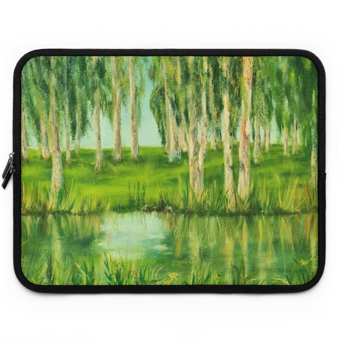 Eucalyptus Grove Custom Laptop Sleeve , Art Design Case , Lake ...