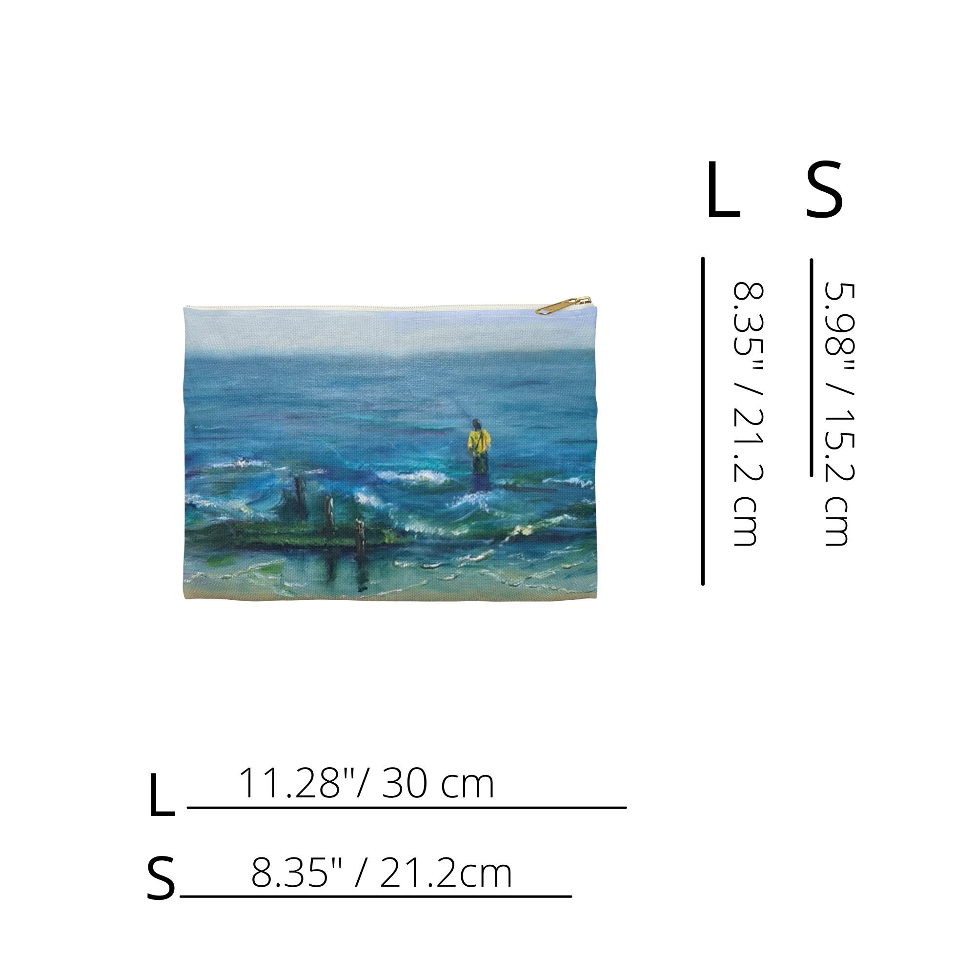 Lone Fisherman Custom Accessory Pouch Jaffa Fisherman Personal ...