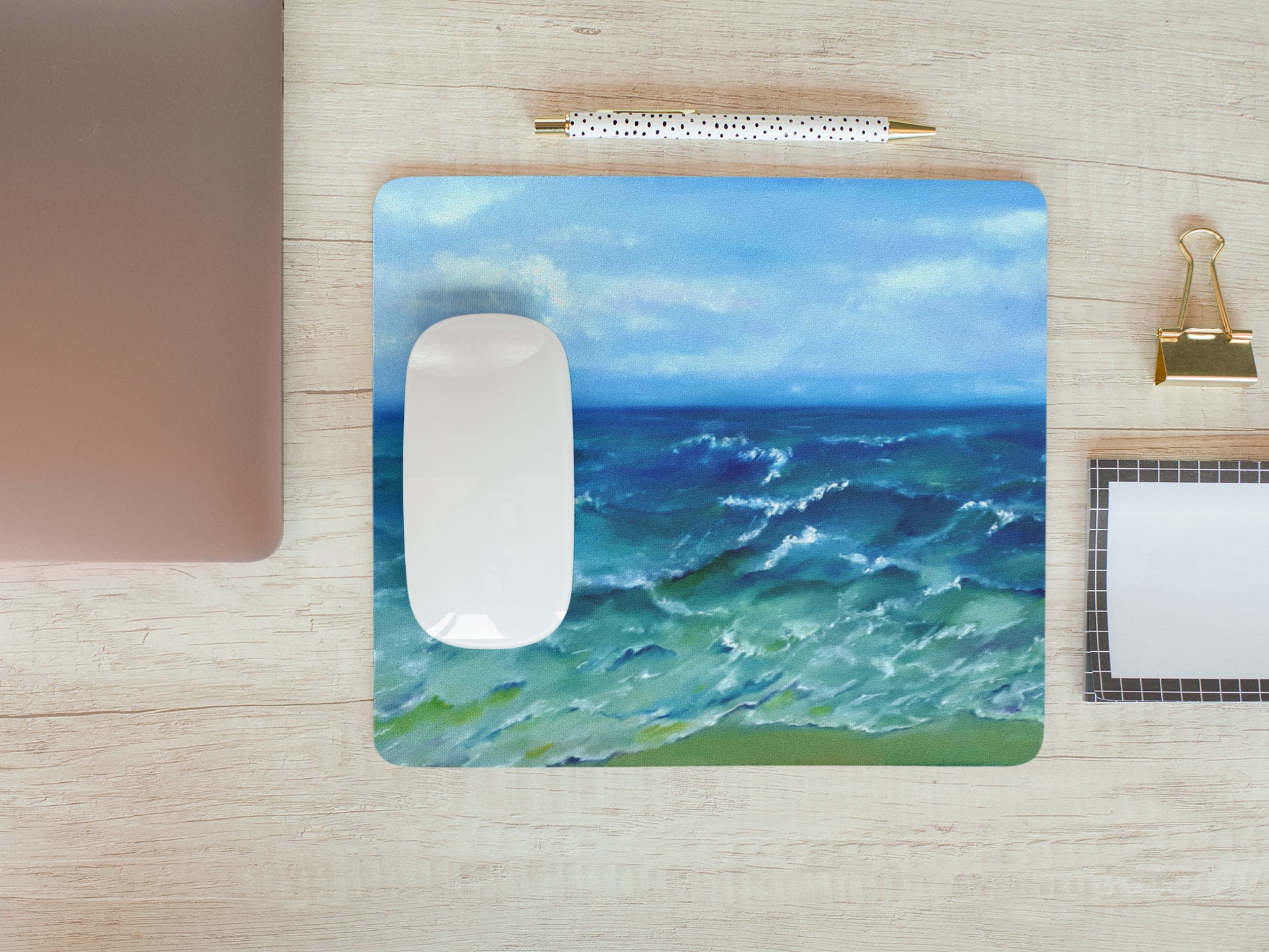 Custom Mouse Pad Ocean Mouse Pad Seascape Desk Mat - Etsy