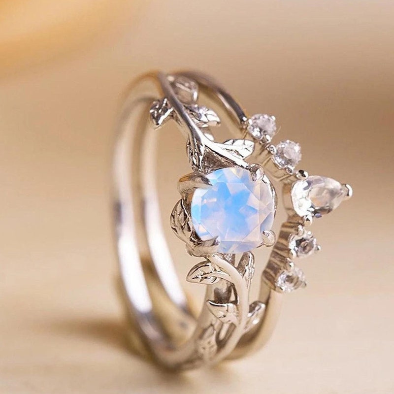 Wedding Ring Set - Etsy