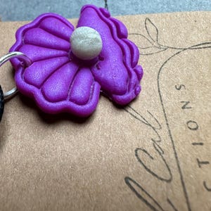 Handmade Shimmery Purple Clam Shell Pearl Necklace: Beach Lover Gift - Etsy