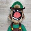 GB Mario Exe. Plush to Order. Mario's Madness. Large Plush Toy. Size 20 ...