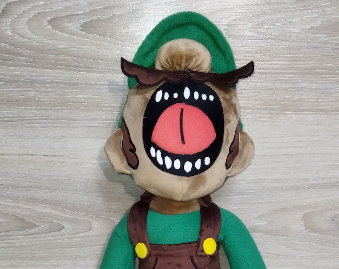 Plush to Order. PS 135. Mario Exe . Mario's Madness. Large Plush Toy ...