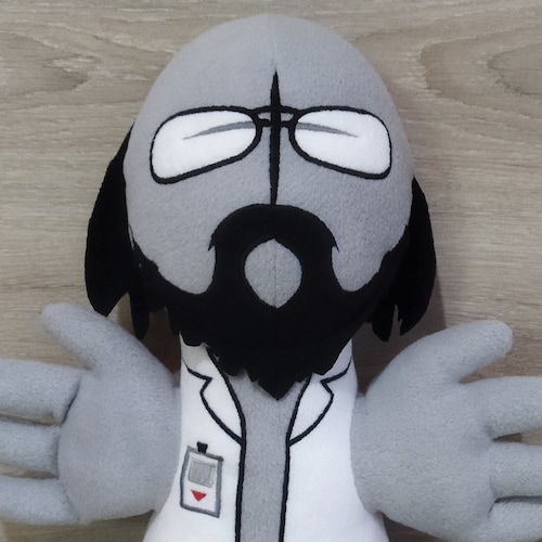 Madness Combat. Dr. Hofnarr. Large Plush Toy. Size 18 аnd 13 - Etsy