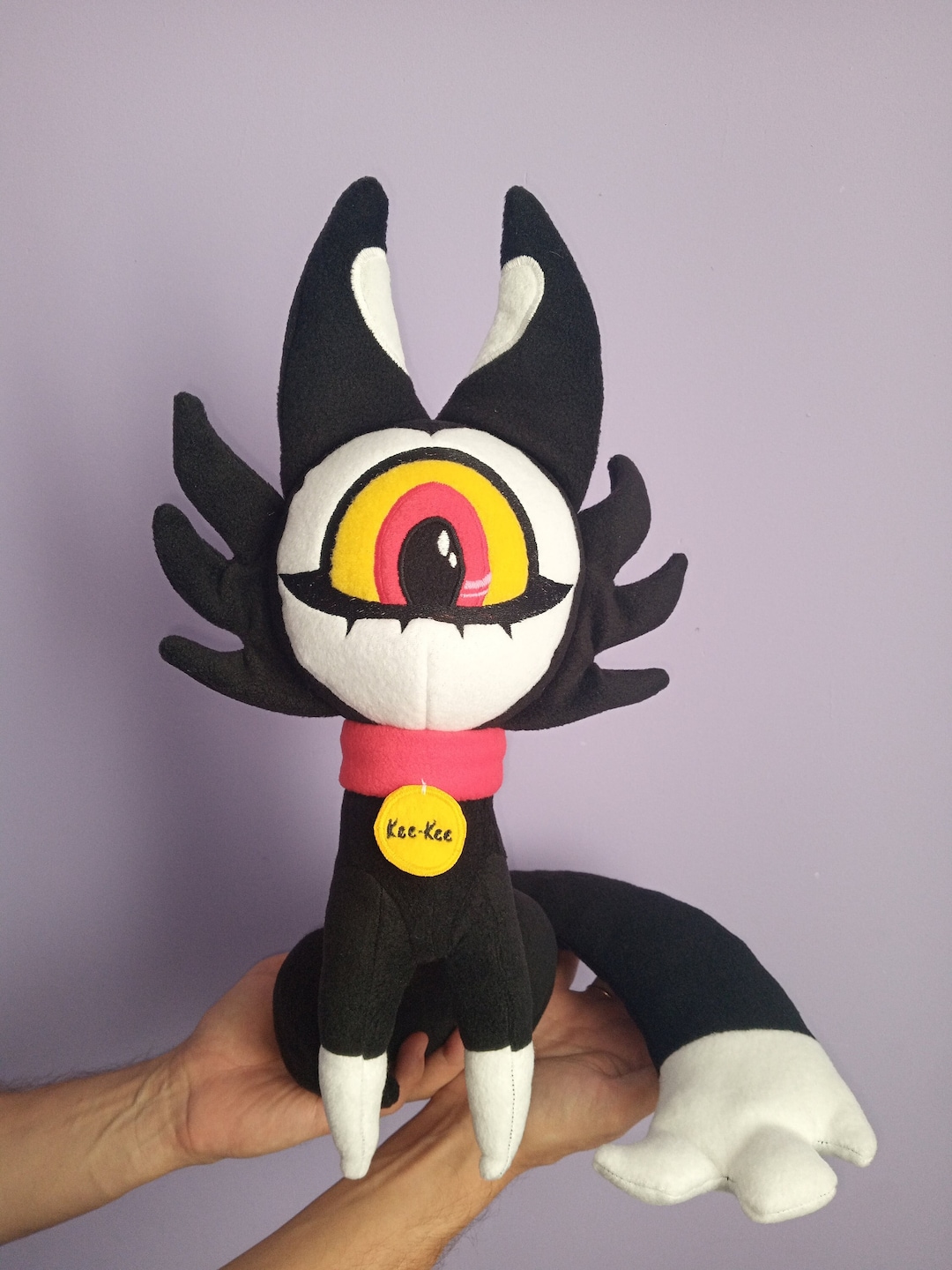 Keekee. Hazbin Hotel. Helluva Boss. Large Plush Toy. Size 15 Inch ...