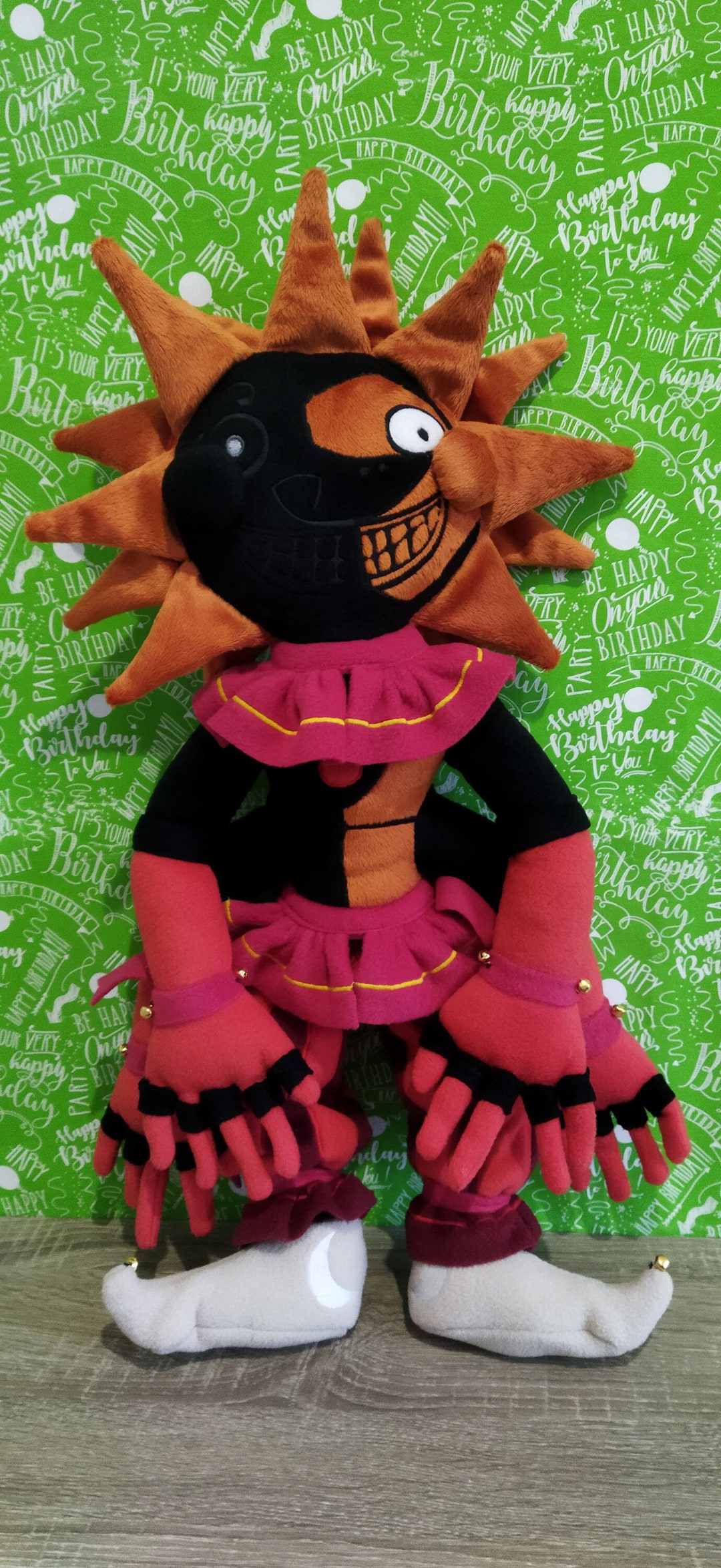 Eclipse 2. FNAF. Sun Daycare Attendant Sundrop. Large Plush Toy. Size ...