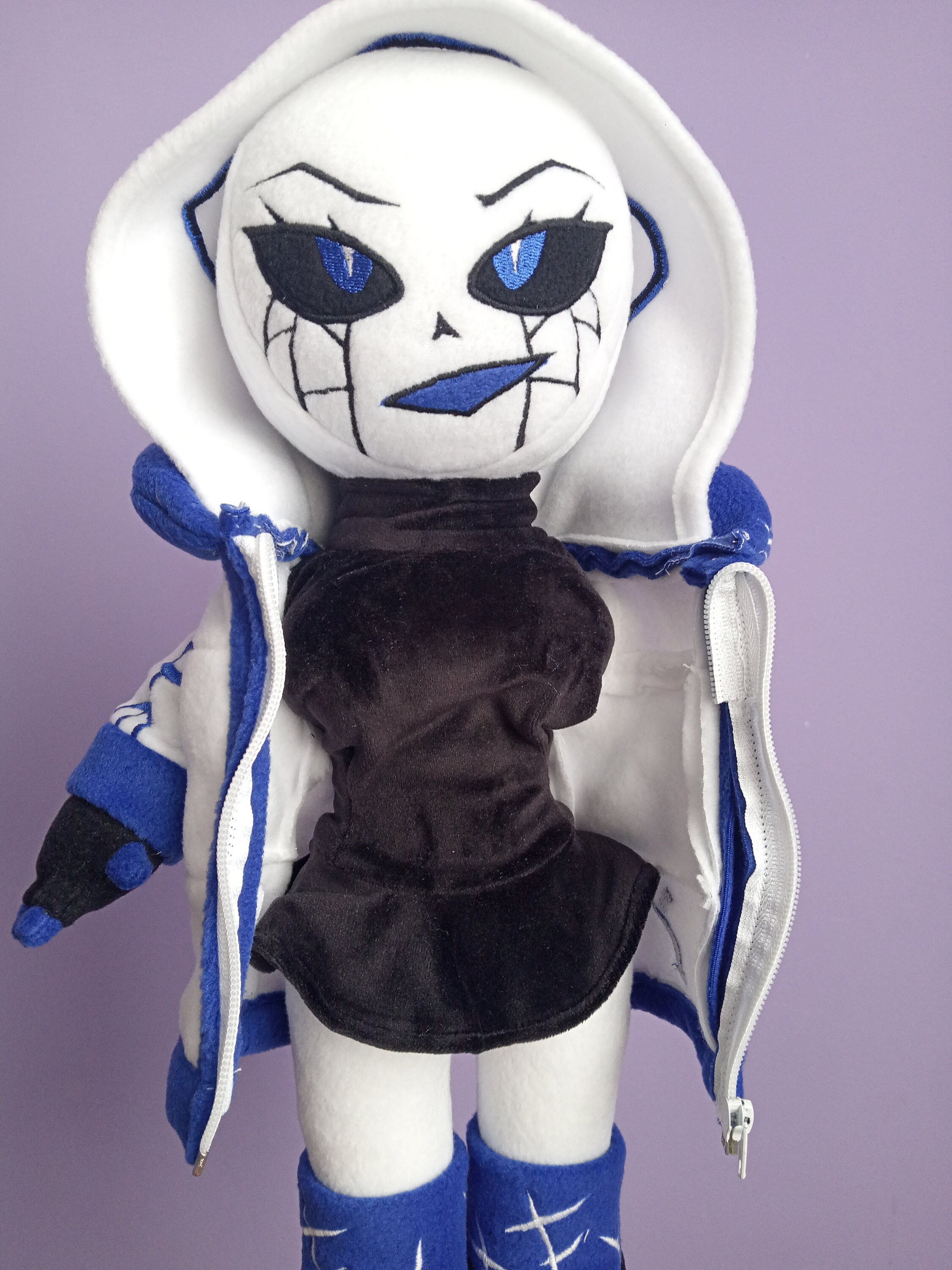 Undertale. Female Error 404 Sans. Large Plush Toy. Size 17 Inch - Etsy