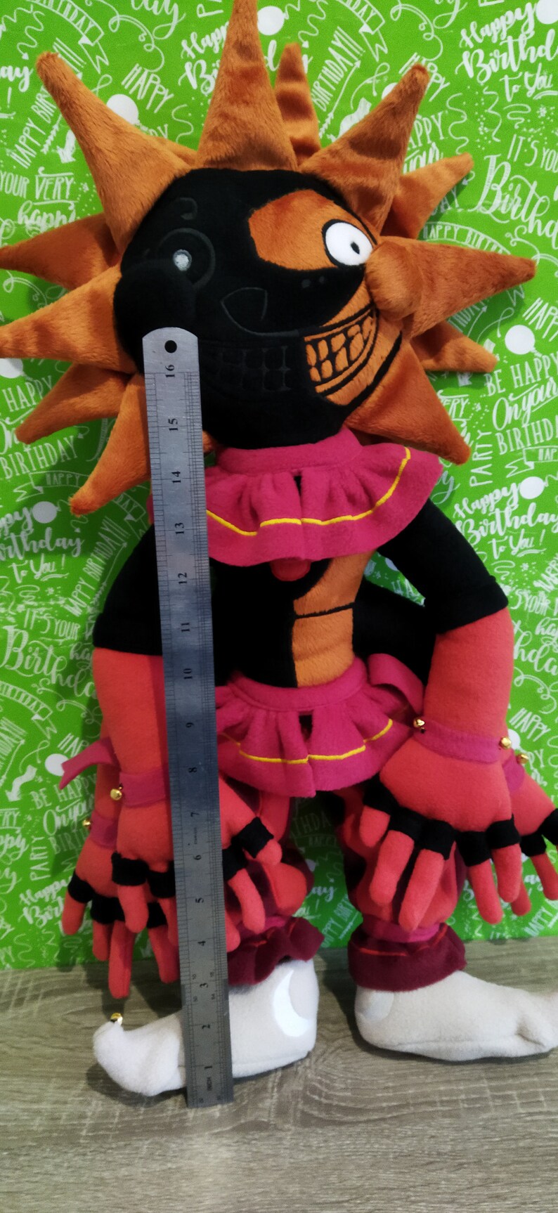 Eclipse 2. FNAF. Sun Daycare Attendant Sundrop. Large Plush Toy. Size ...