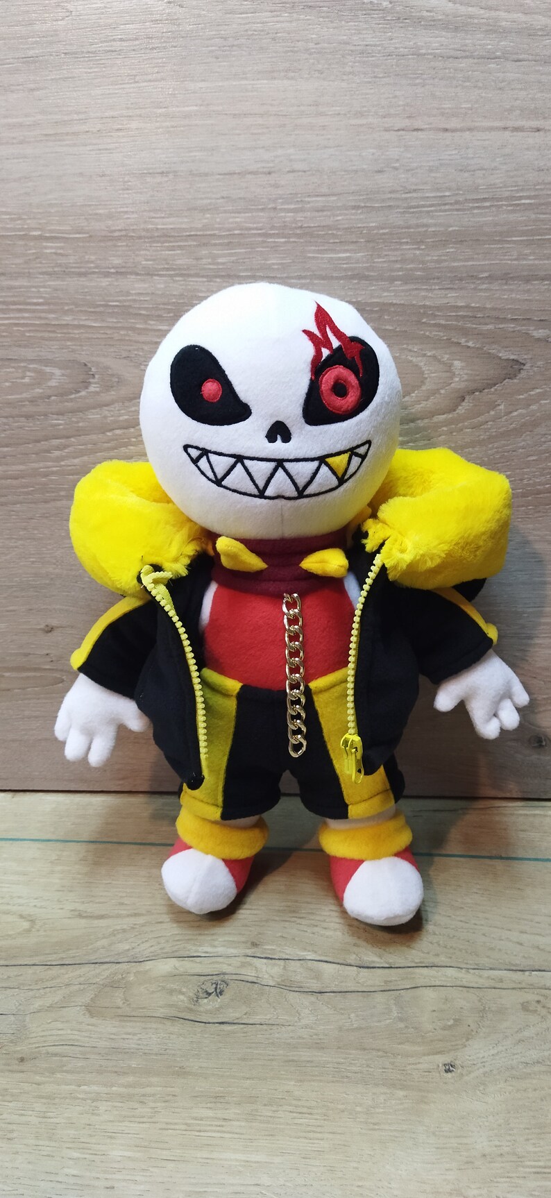 Undertale. Underfell Sans. Large Plush Toy. Size 14 Inch - Etsy