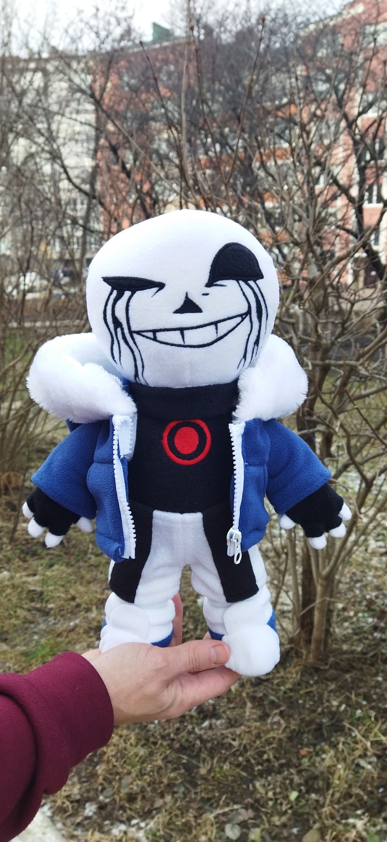 Killer Sans. Undertale. Large Plush Toy. Size 15 Inch - Etsy