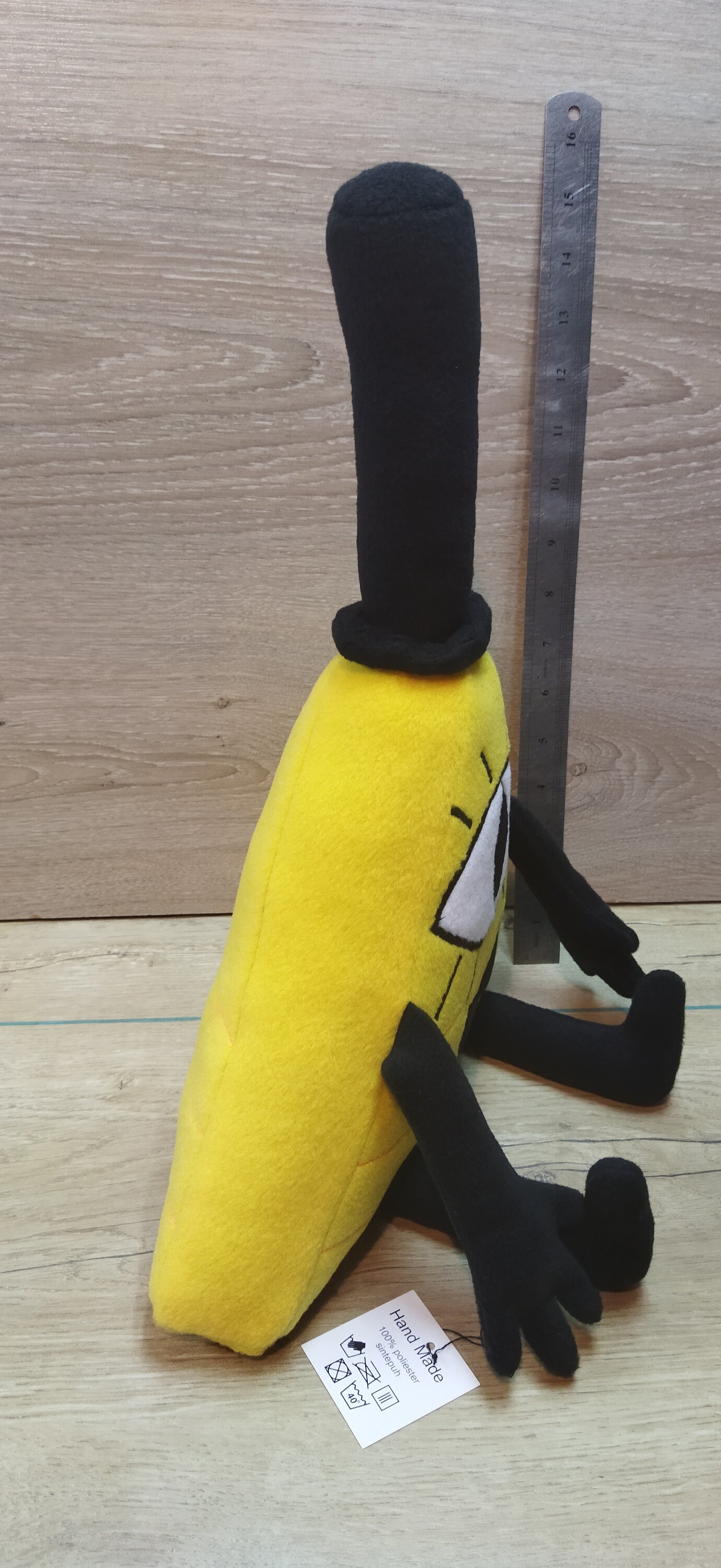 Bill Schiffer Yellow. Gravity Falls. Large Plush Toy. Size 12*10 Inches ...
