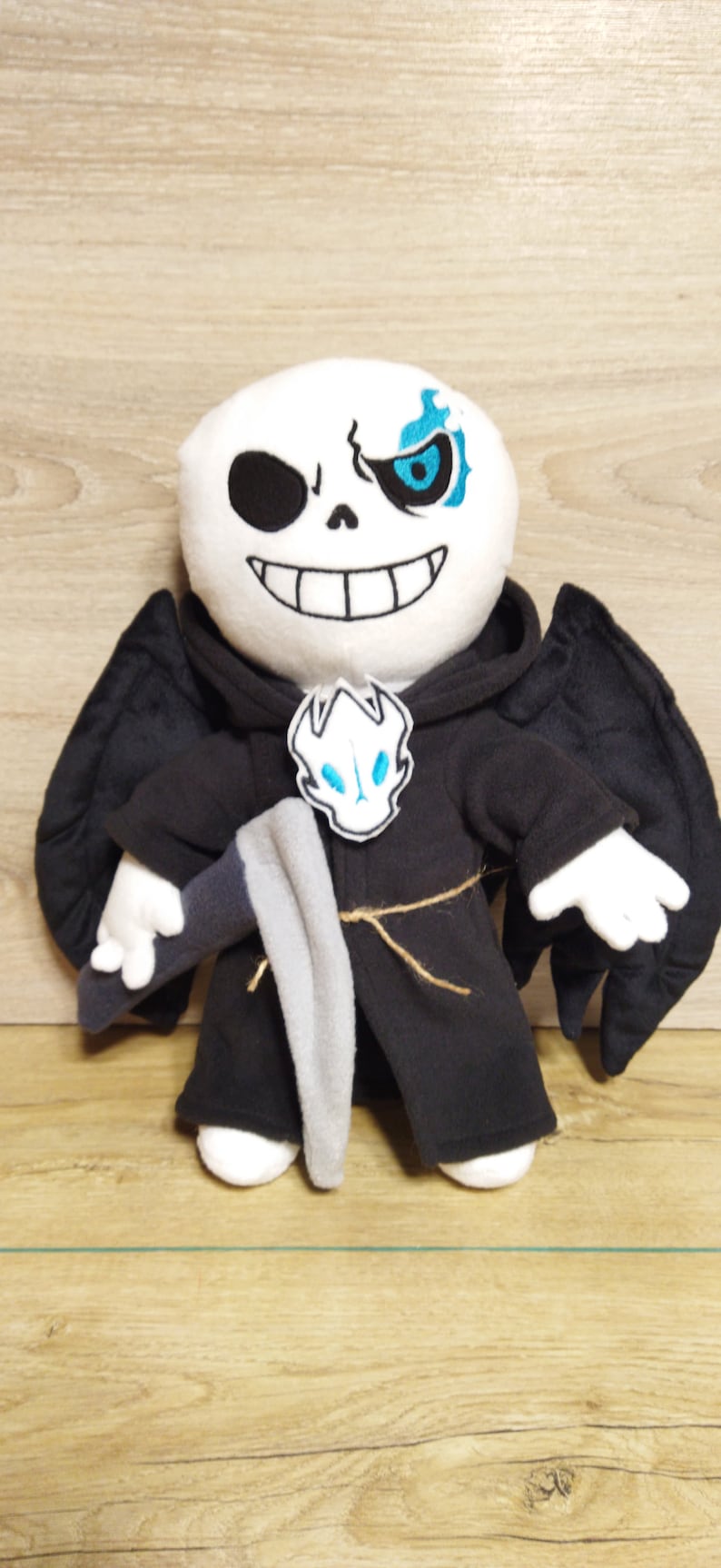 Reaper Sans. Undertale. Large Plush Toy. Size 14 Inch - Etsy
