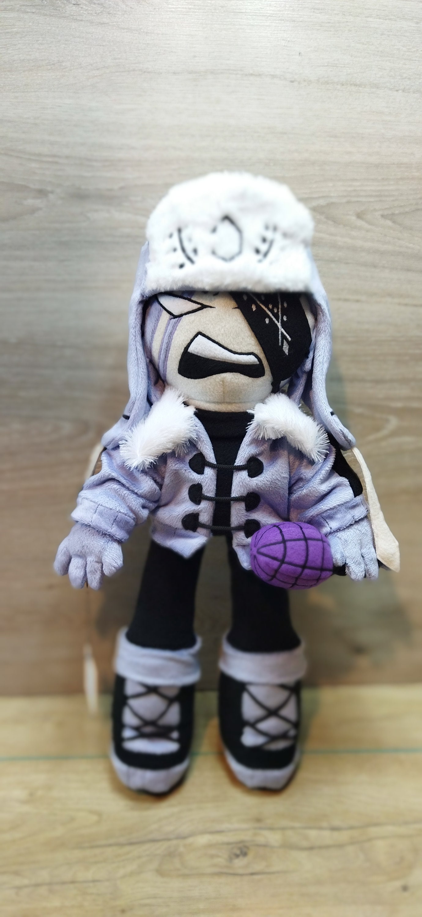 Ruv Angry .FNF. Friday Night Funkin. Large Plush Toy. Size 20 | Etsy