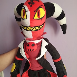 Blitzo. Helluva Boss. Hazbin Hotel. Large Plush Toy. Size 25.5 Inch - Etsy