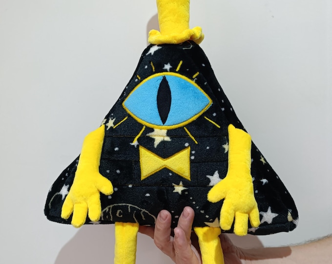 Bill Cipher Plush Gravity Falls - Etsy