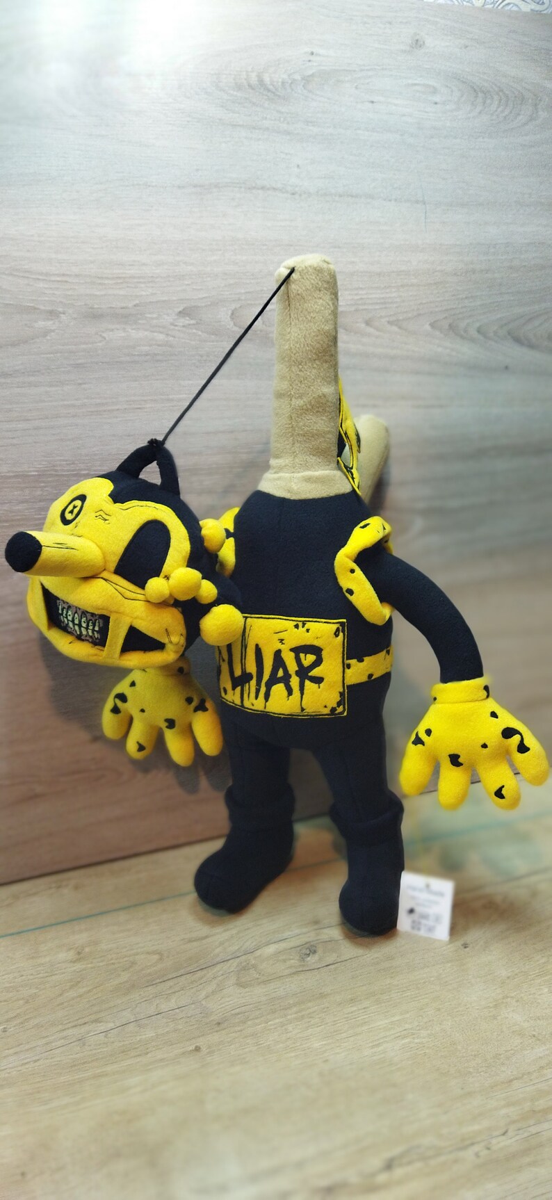 Fisher. Bendy and the Ink Machine. Large Plush Toy. Size 23 - Etsy