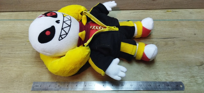 Undertale. Underfell Sans. Large Plush Toy. Size 14 Inch - Etsy