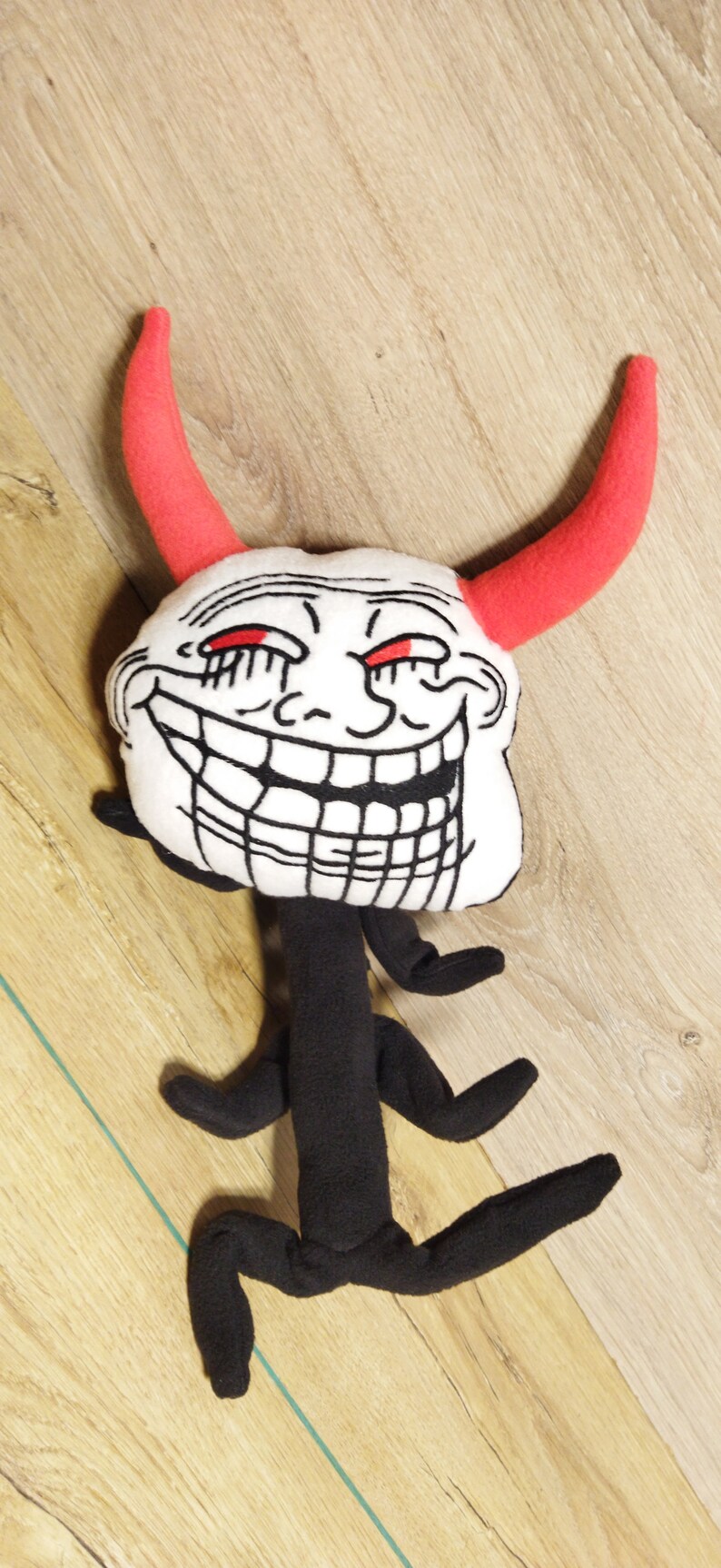 Trollface. the Devil Phase 1. the Trollge Incidents. Large - Etsy