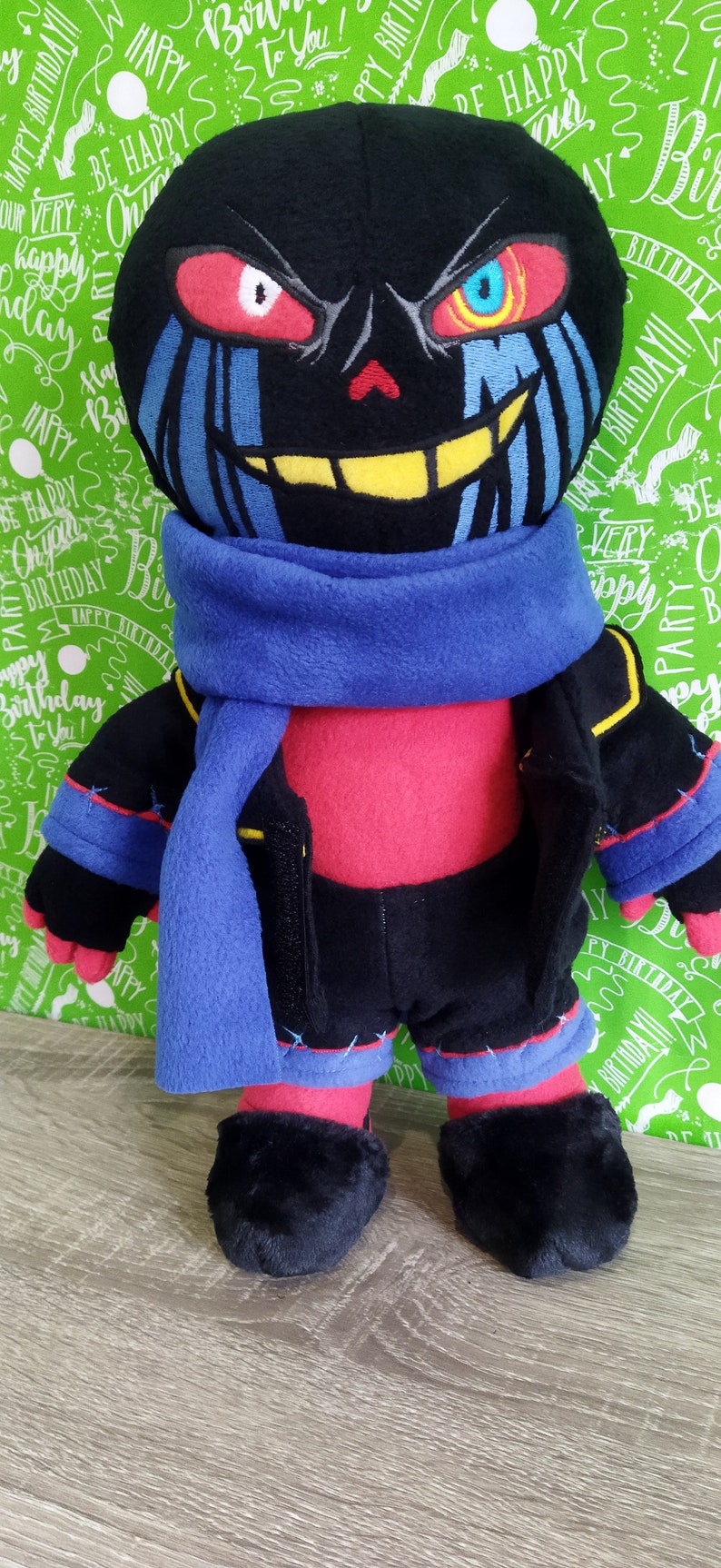 Sans Error 2. Undertale. Large Plush Toy. Size 14 Inch - Etsy