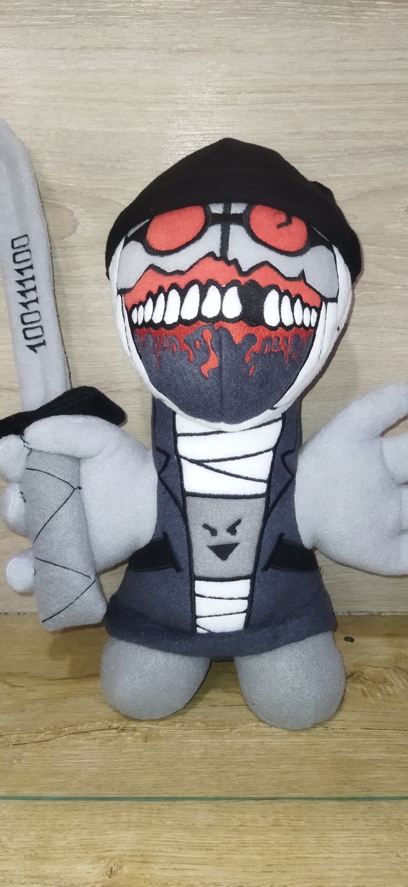 Antipathy Hank. Madness Combat. Large Plush Toy. Size 13 Inch (32 Cm ...