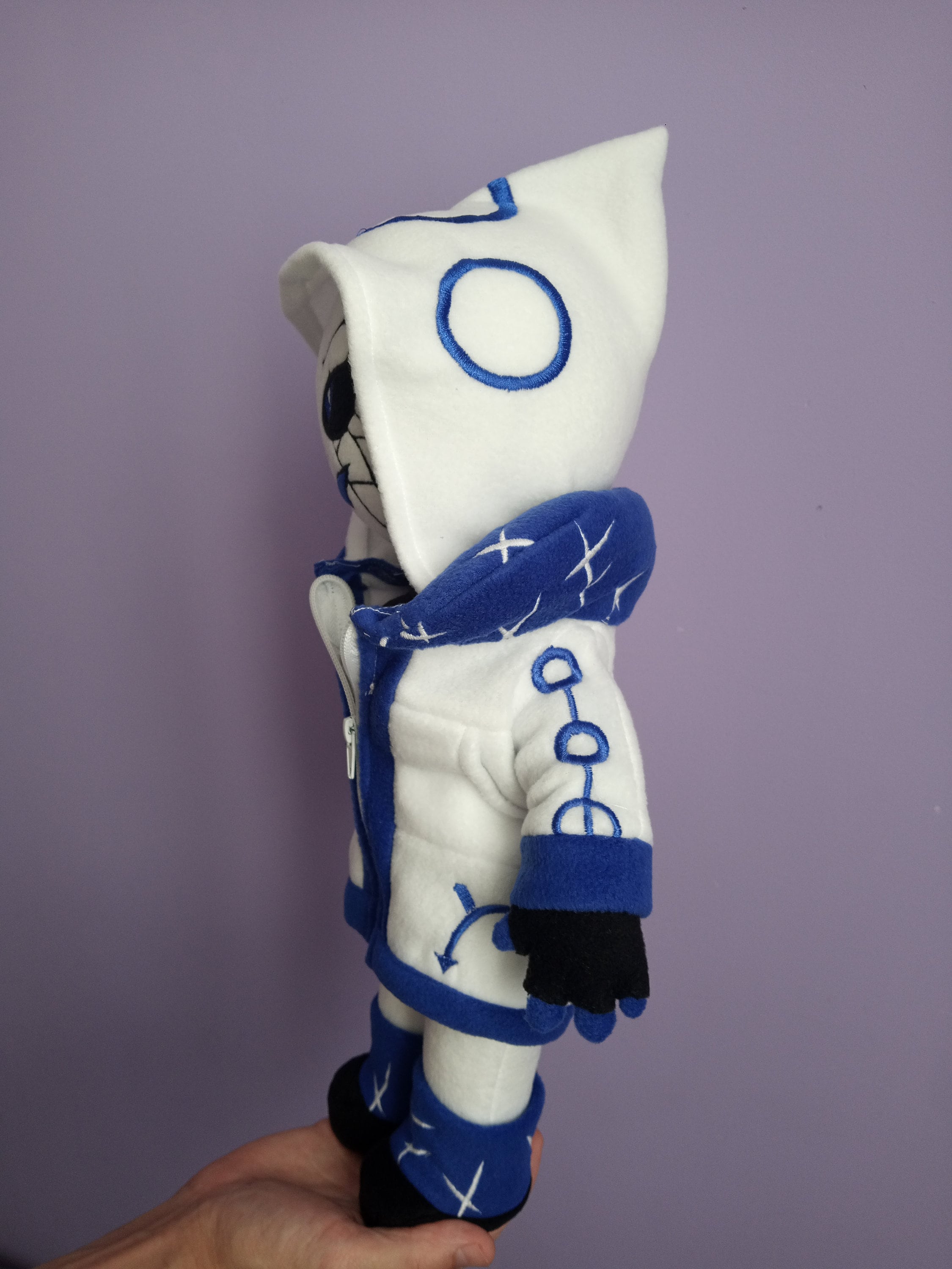 Undertale. Female Error 404 Sans. Large Plush Toy. Size 17 Inch - Etsy