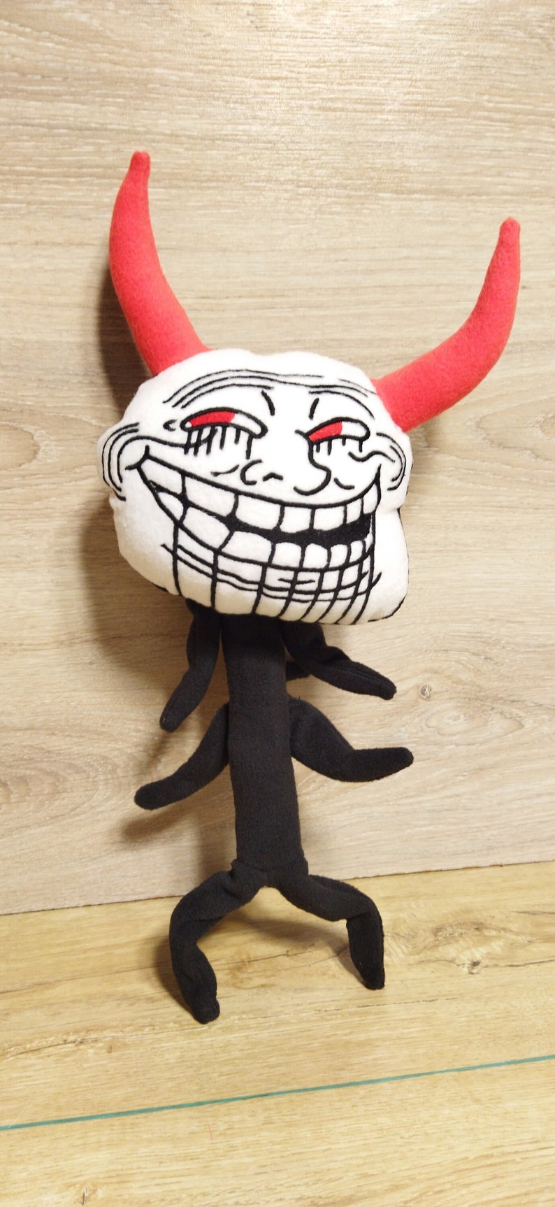Trollface. the Devil Phase 1. the Trollge Incidents. Large - Etsy