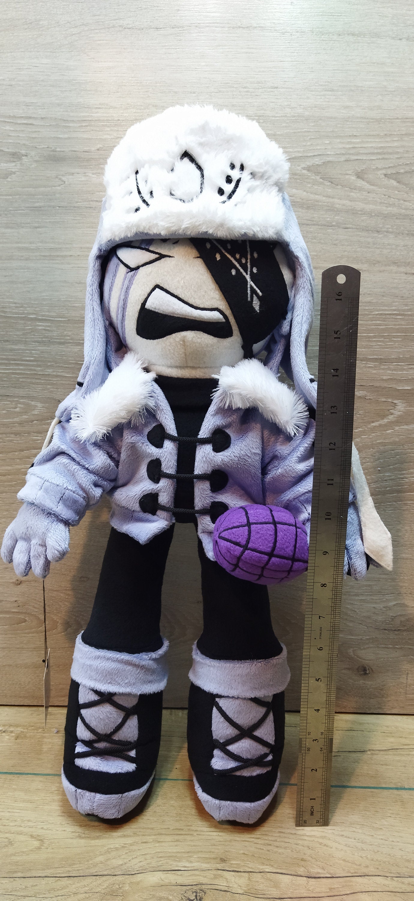 Ruv Angry .FNF. Friday Night Funkin. Large Plush Toy. Size 20 | Etsy