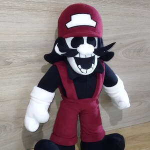 MX. Mario '85. FNF. Mario's Madness. Large Plush Toy. Size 19 Inch(50 ...