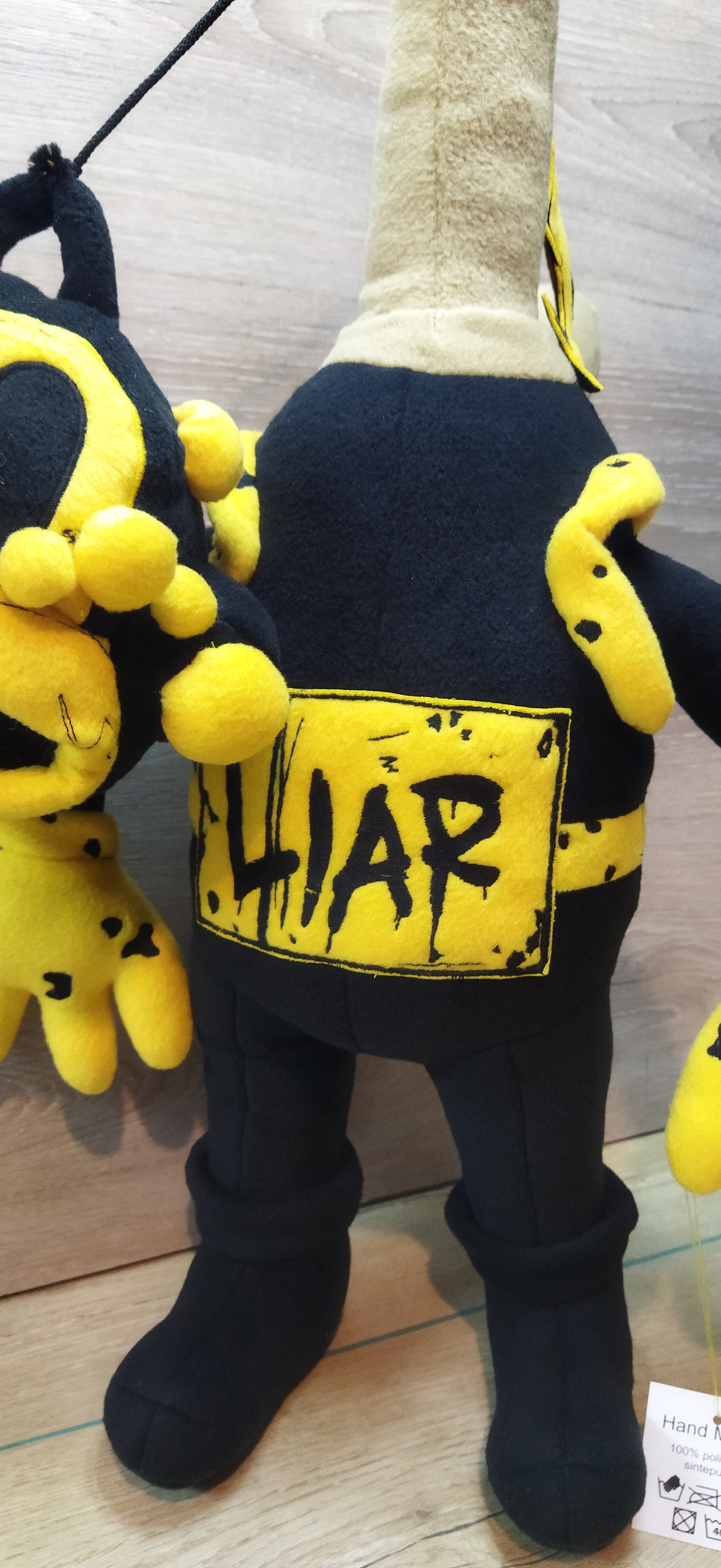 Fisher. Bendy and the Ink Machine. Large Plush Toy. Size 23 - Etsy