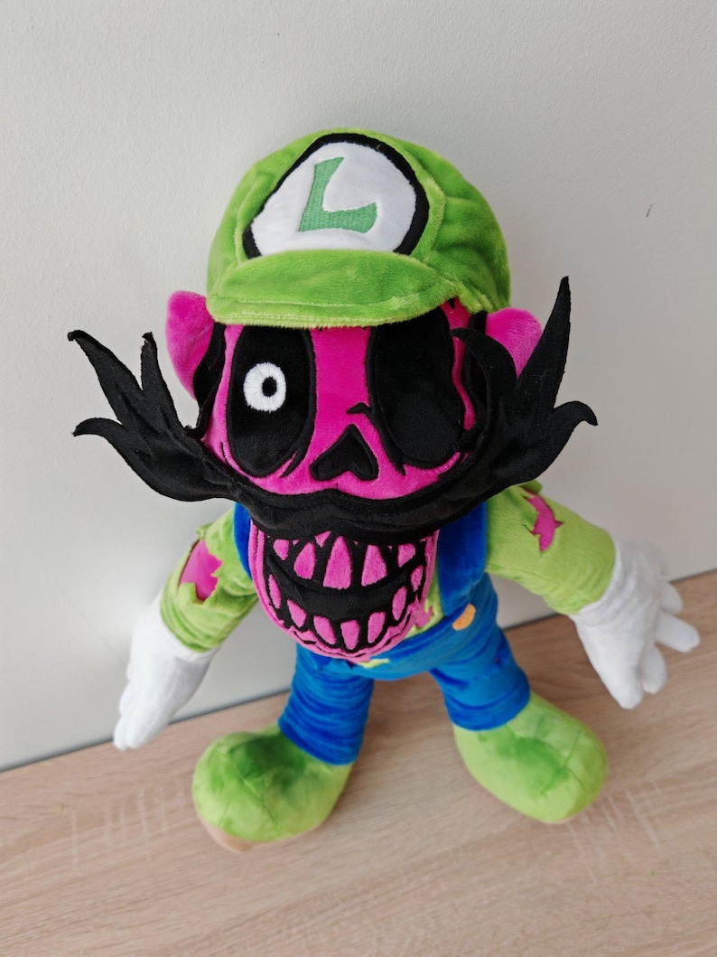 Plush to Order. Luigi (I HATE YOU) Mario's Madness. Large Plush Toy ...