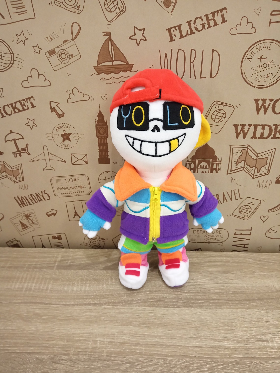 Fresh Sans. Undertale. Large Plush Toy. Size 15 Inch - Etsy