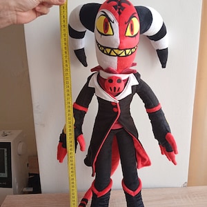 Blitzo. Helluva Boss. Hazbin Hotel. Large Plush Toy. Size 25.5 Inch - Etsy
