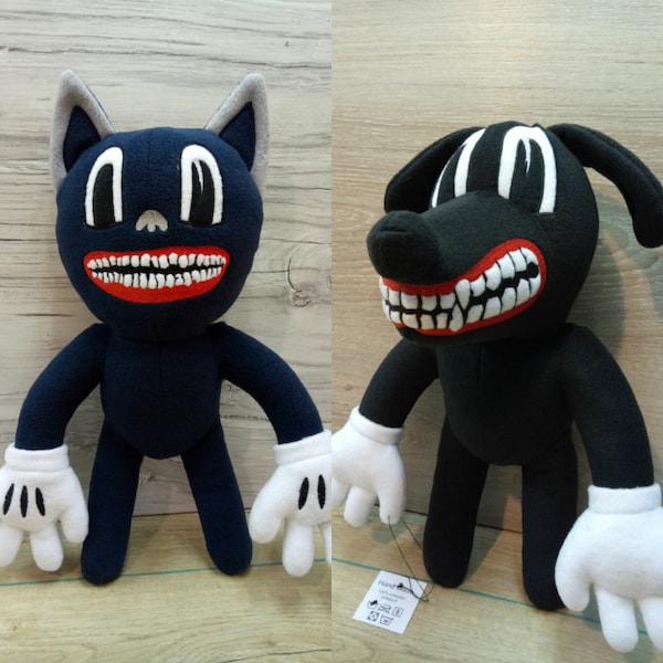 Cartoon Cat Plush - Etsy