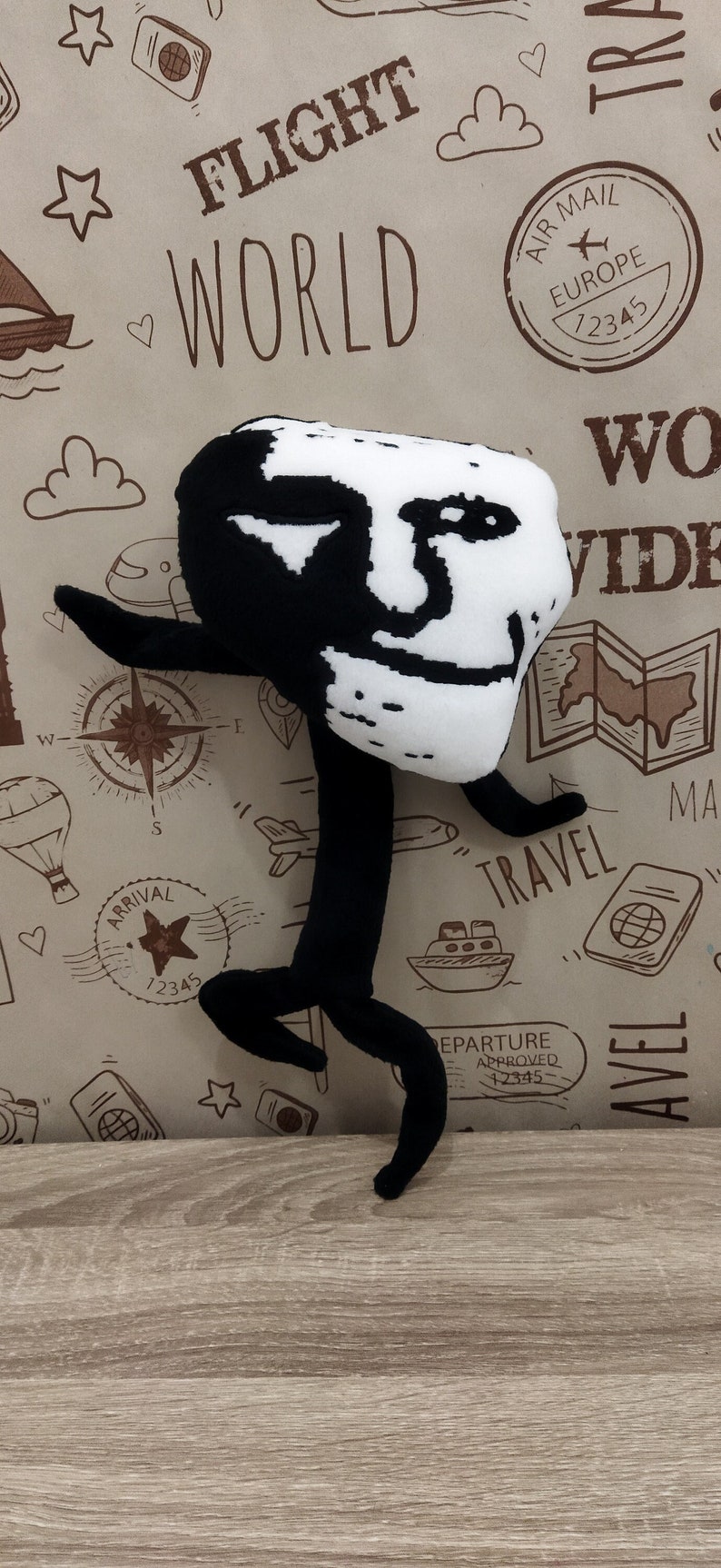 Dark Troll Face. Trollface. the Trollge Incidents. Large Plush Toy ...