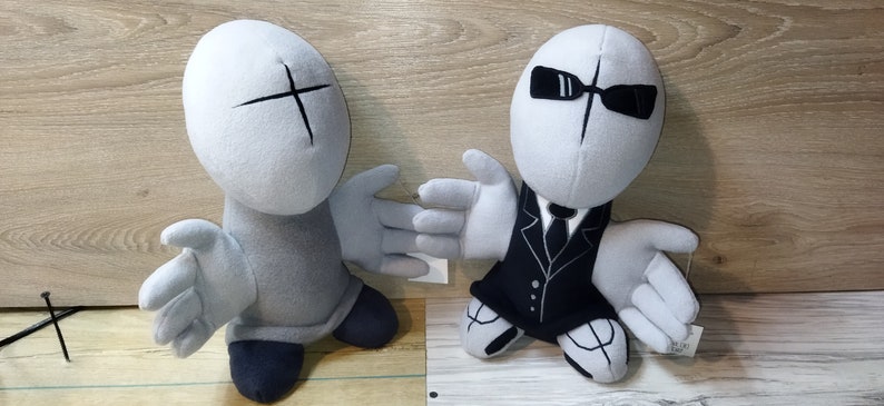 Agent. Madness Combat. Large Plush Toy. Size 13 Inch - Etsy