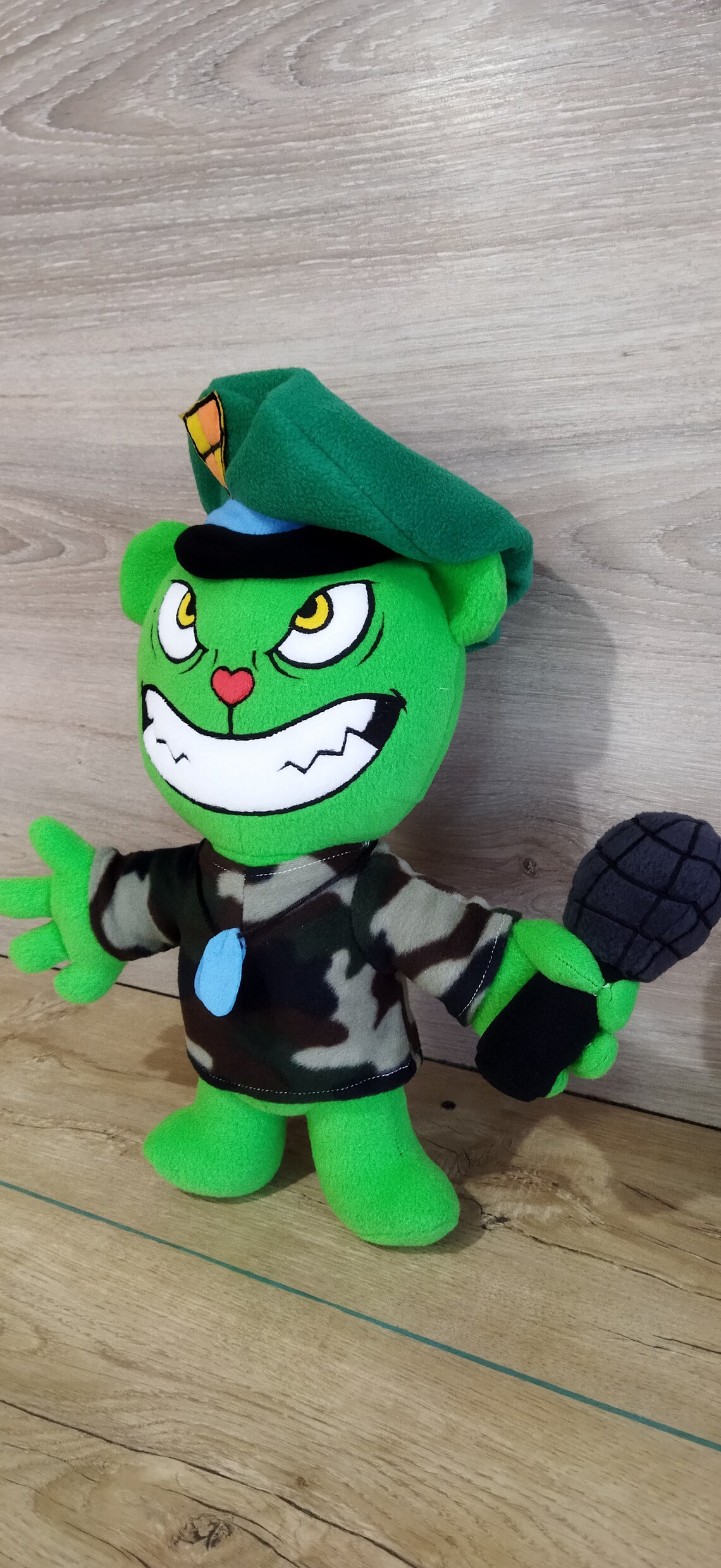 Flippy. FNF. Friday Night Funkin. Large Plush Toy. Size 13 | Etsy