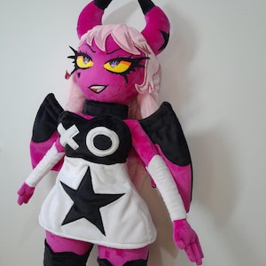 Verosika Mayday . Helluva Boss. Hazbin Hotel. Large Plush Toy. Size 24 ...