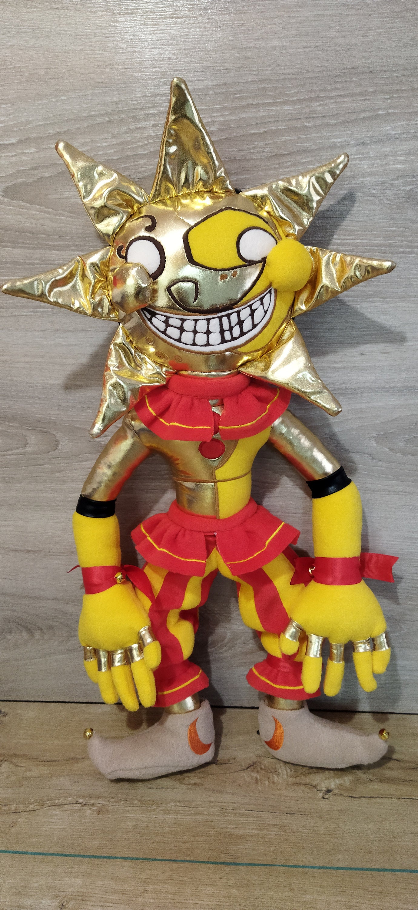 Moon And Sun Fnaf Sun Daycare Attendant Sundrop Large Plush Etsy