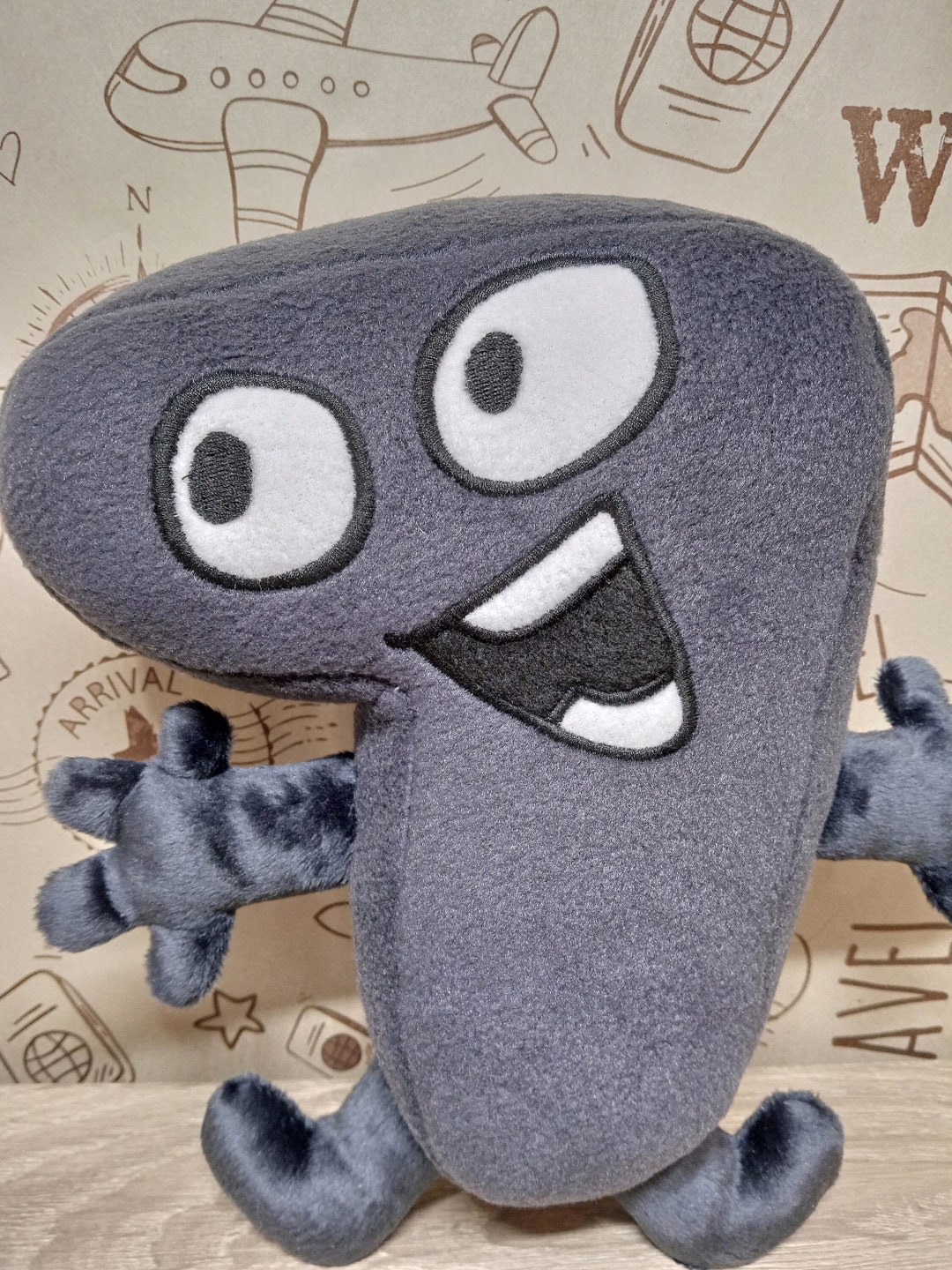 Seven. Battle for Dream Island. BFB. BFDI. Large Plush Toy. - Etsy